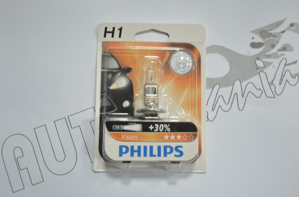 PHILIPS H1 12V/ 55W vision - AutoManiaBG.com